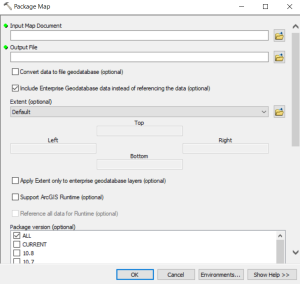 کشکول آب - خروجی از پروژه ArcMap با تمام لایه ها و محتویات